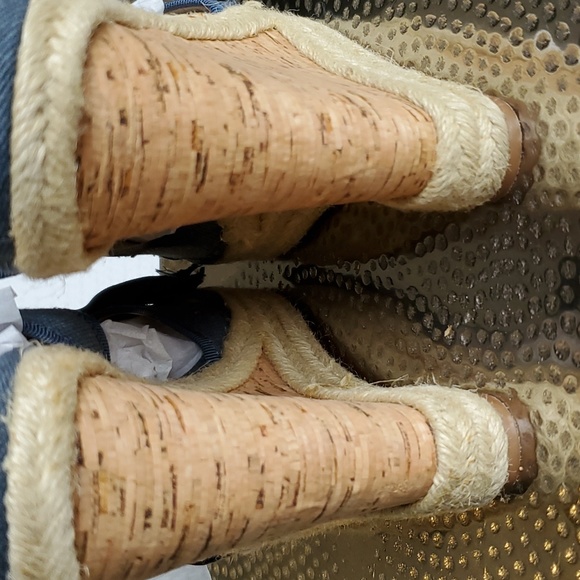 serena | Shoes | Serena Denim 5 Platform With Corkrope Wedge Sandal ...